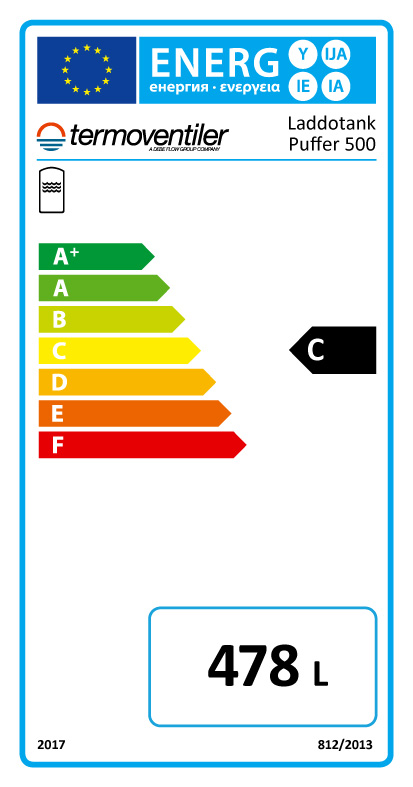 Laddotank Puffer 500 Hochleistungs-Pufferspeicher